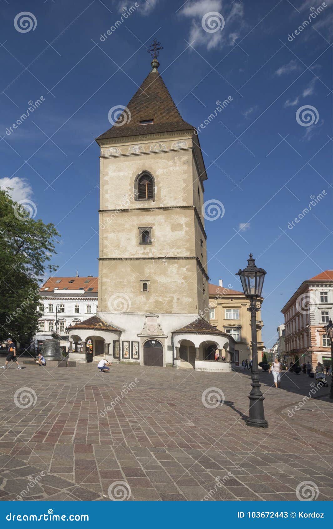 The Urban Tower in Kosice Town Editorial Stock Photo - Image of urban ...