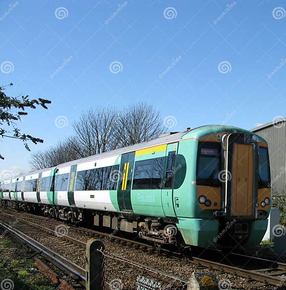Urban trains stock photo. Image of perspective, subway - 4840030