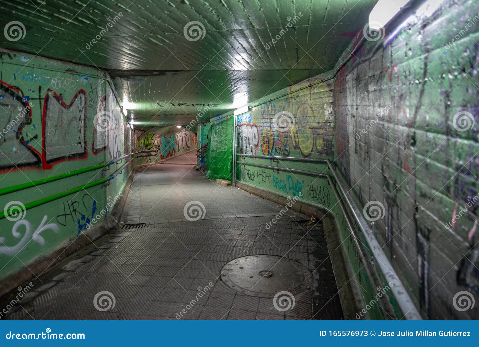 Urban Infrastructure Underpass Train Stock Image - Image of tunnel ...