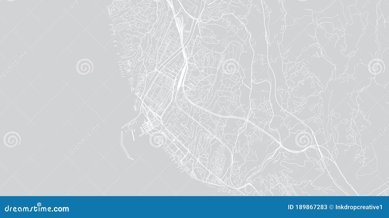 Urban Vector City Map of Sochi, Russia Stock Vector - Illustration of ...