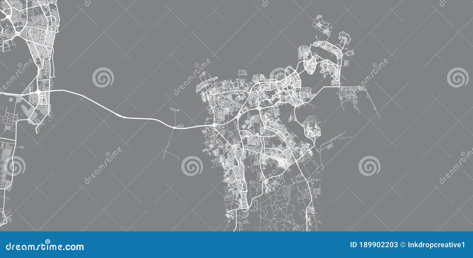 Saar Country Map, Bahrain Map Vector Concept Illustration Flag, Vector ...