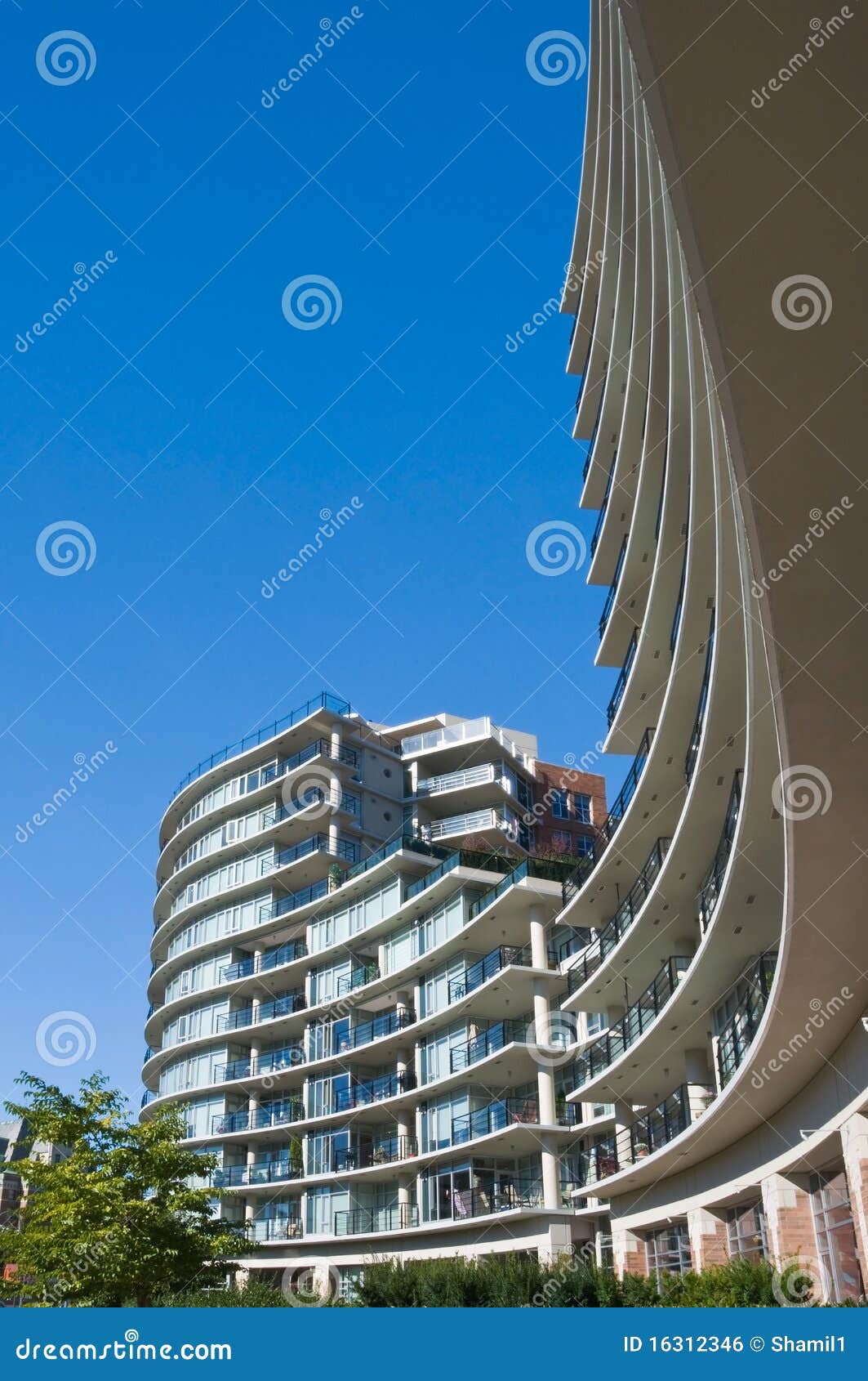 Urban View - Condominium or Apartment Building Stock Photo - Image of ...