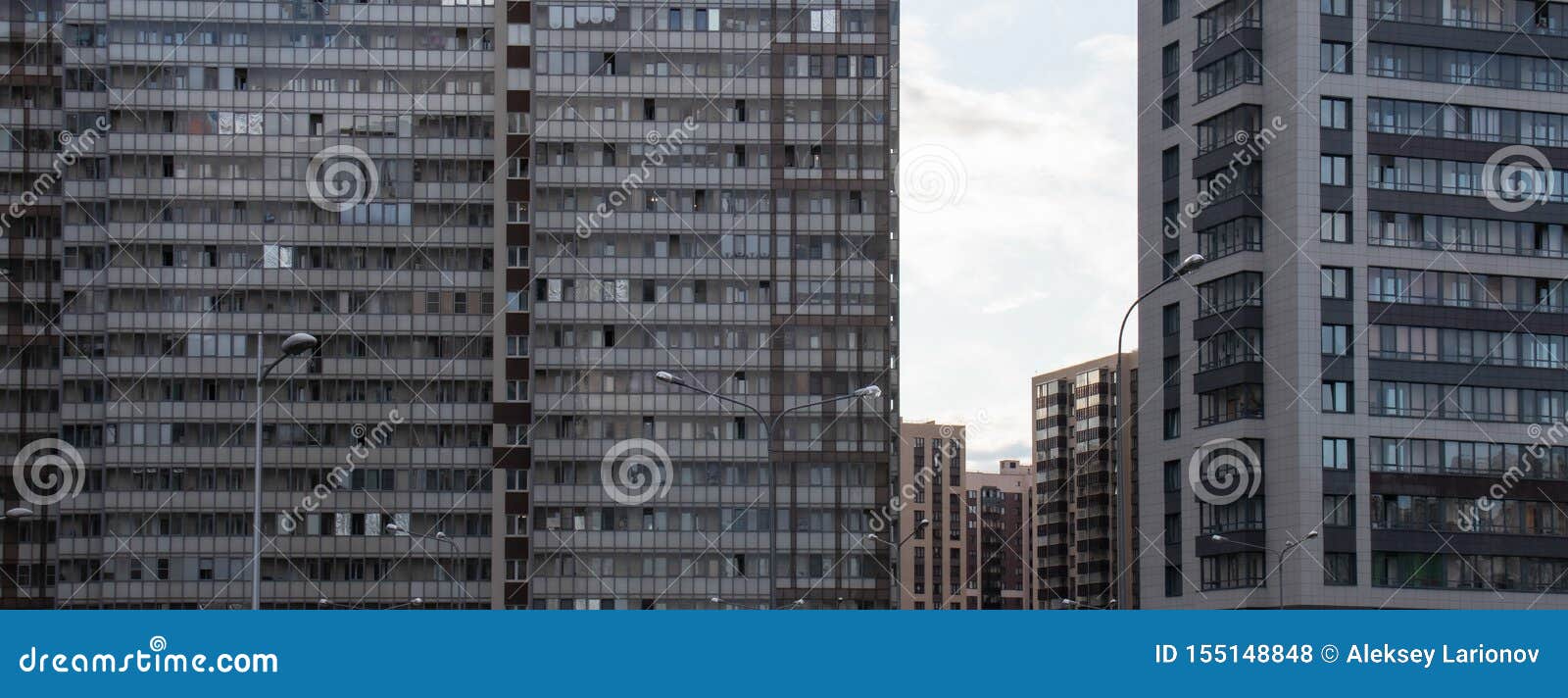 Urban View of the Modern City Development Stock Photo - Image of ...