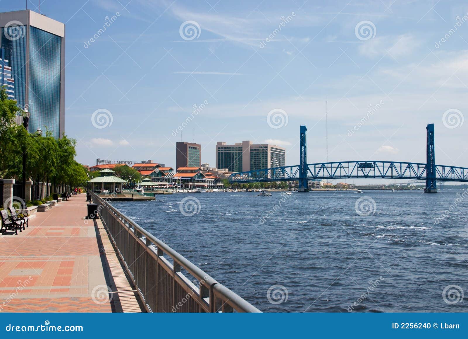 Urban waterfront walkway stock photo. Image of outdoors - 2256240