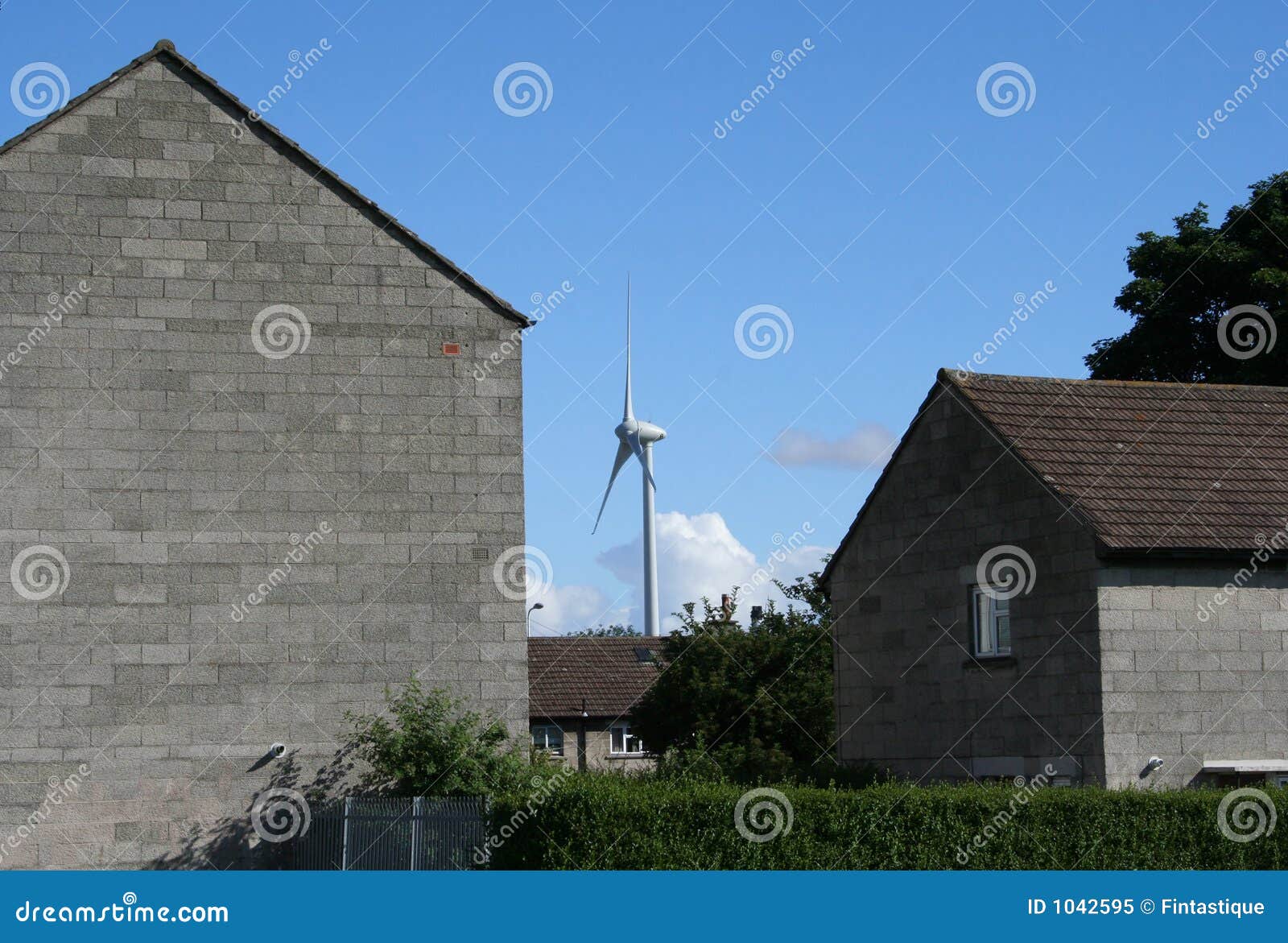 Urban wind farm stock image. Image of green, power, energy - 1042595