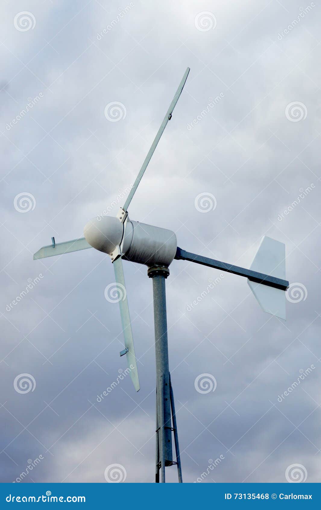 Urban wind generator stock photo. Image of environment - 73135468