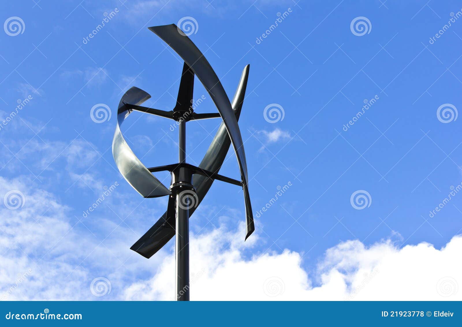 Urban Windmill stock photo. Image of resources, futuristic - 21923778
