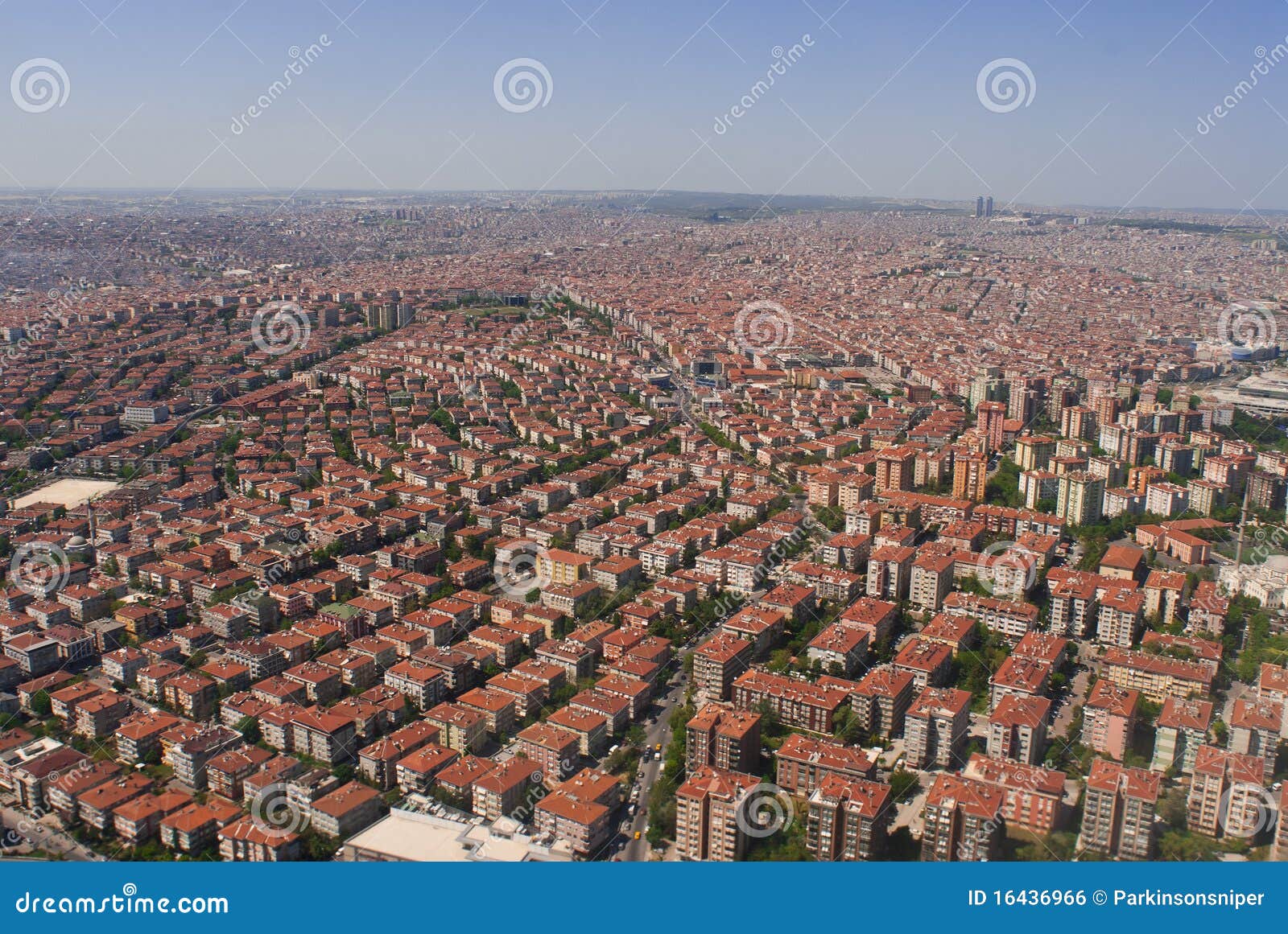 Air View City stock photo. Image of municipality, urbanization - 16436966