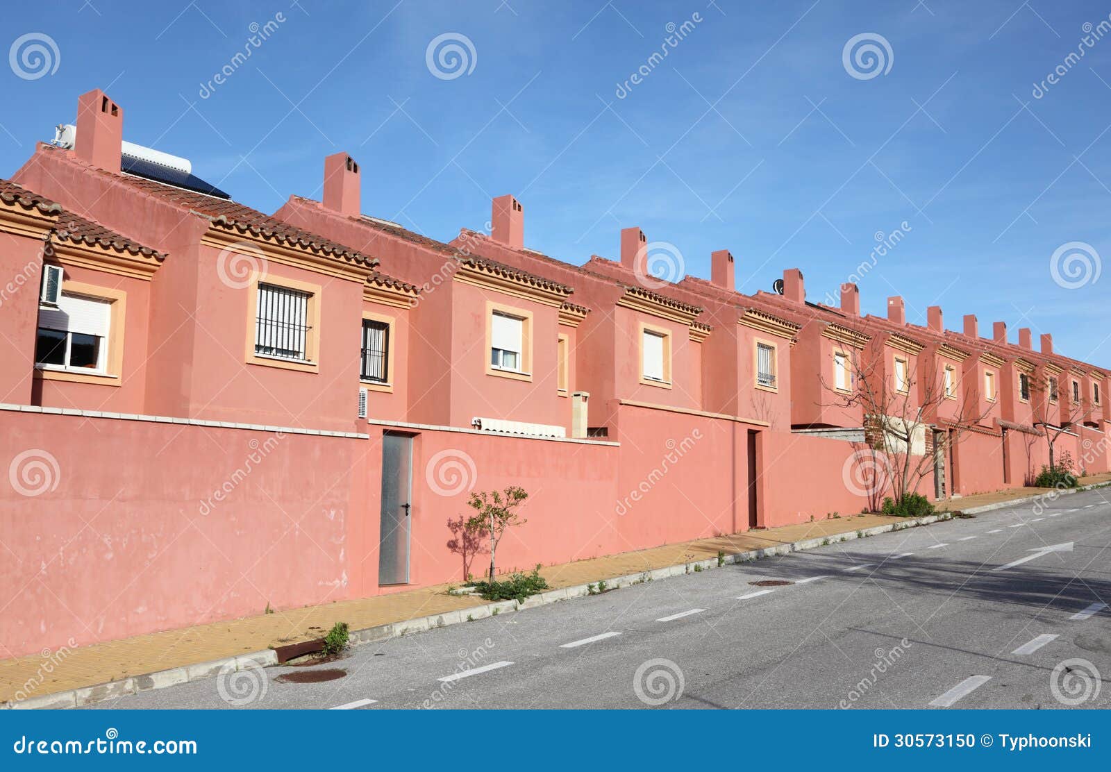 Urbanization in Algeciras, Spain Stock Photo - Image of identical ...
