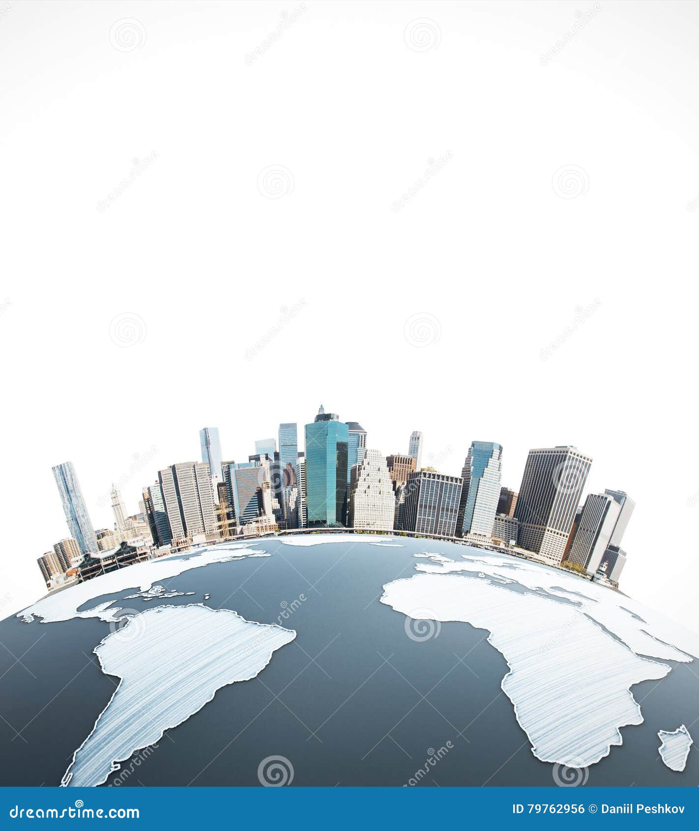 Urbanization concept stock illustration. Illustration of mainland ...