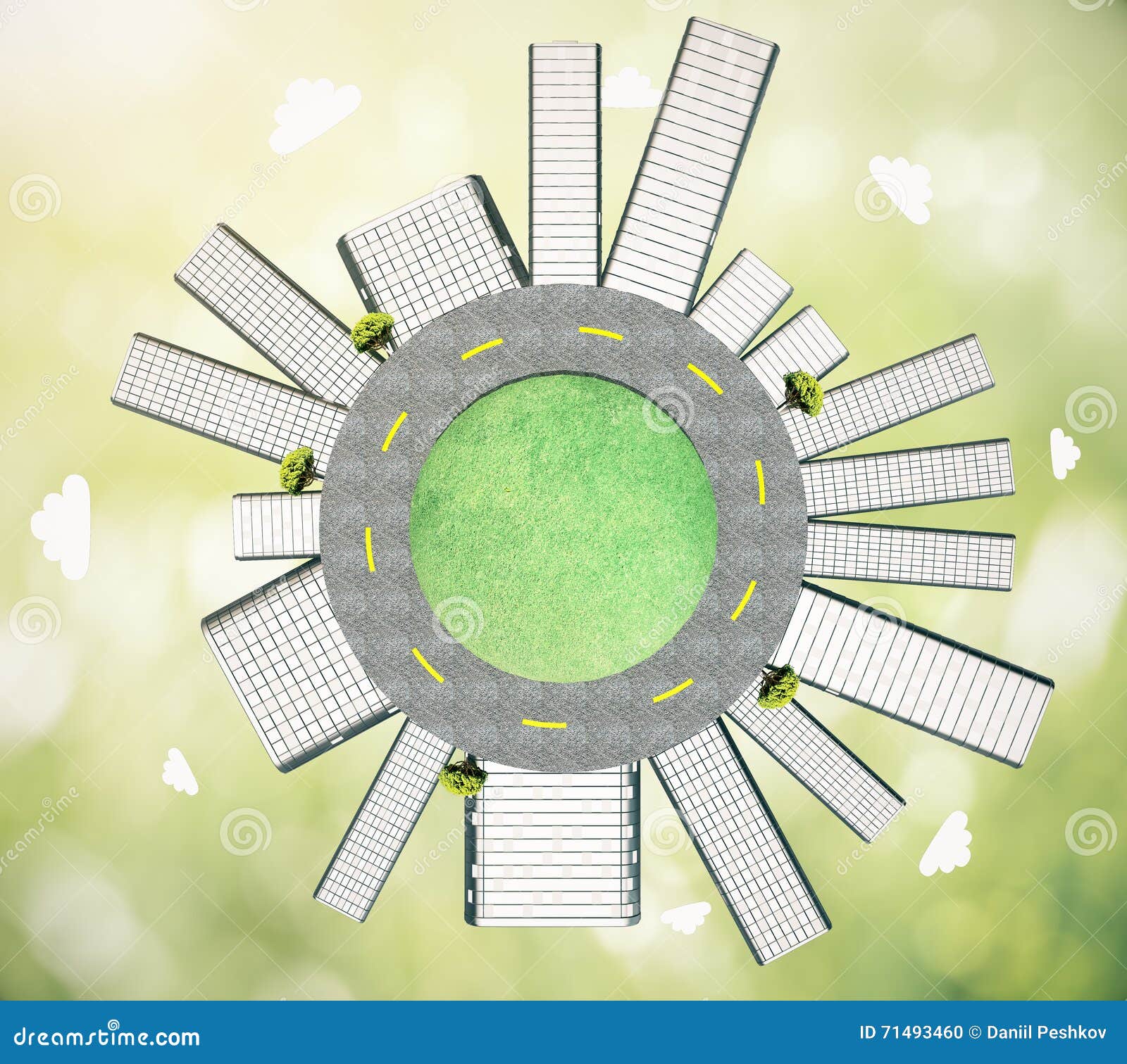 Urbanization concept stock illustration. Illustration of creative ...