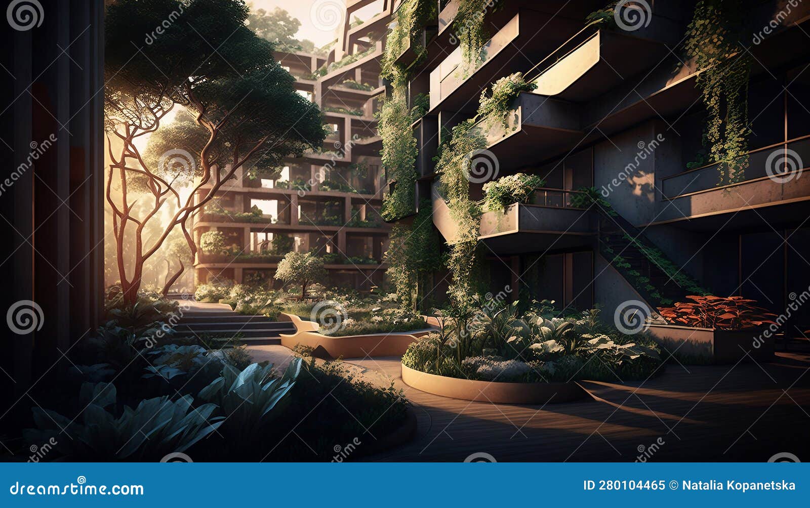 The Urbanized Environment of the City, Gardens and Greenery of the City ...