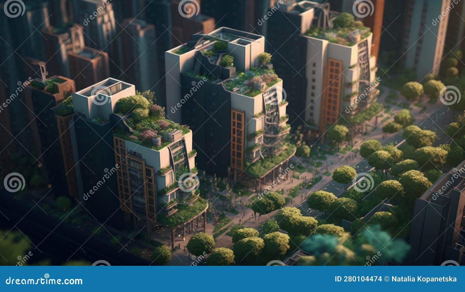The Urbanized Environment of the City, Gardens and Greenery of the City ...