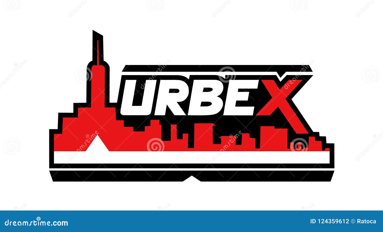 Urbex icon design stock vector. Illustration of design - 124359612