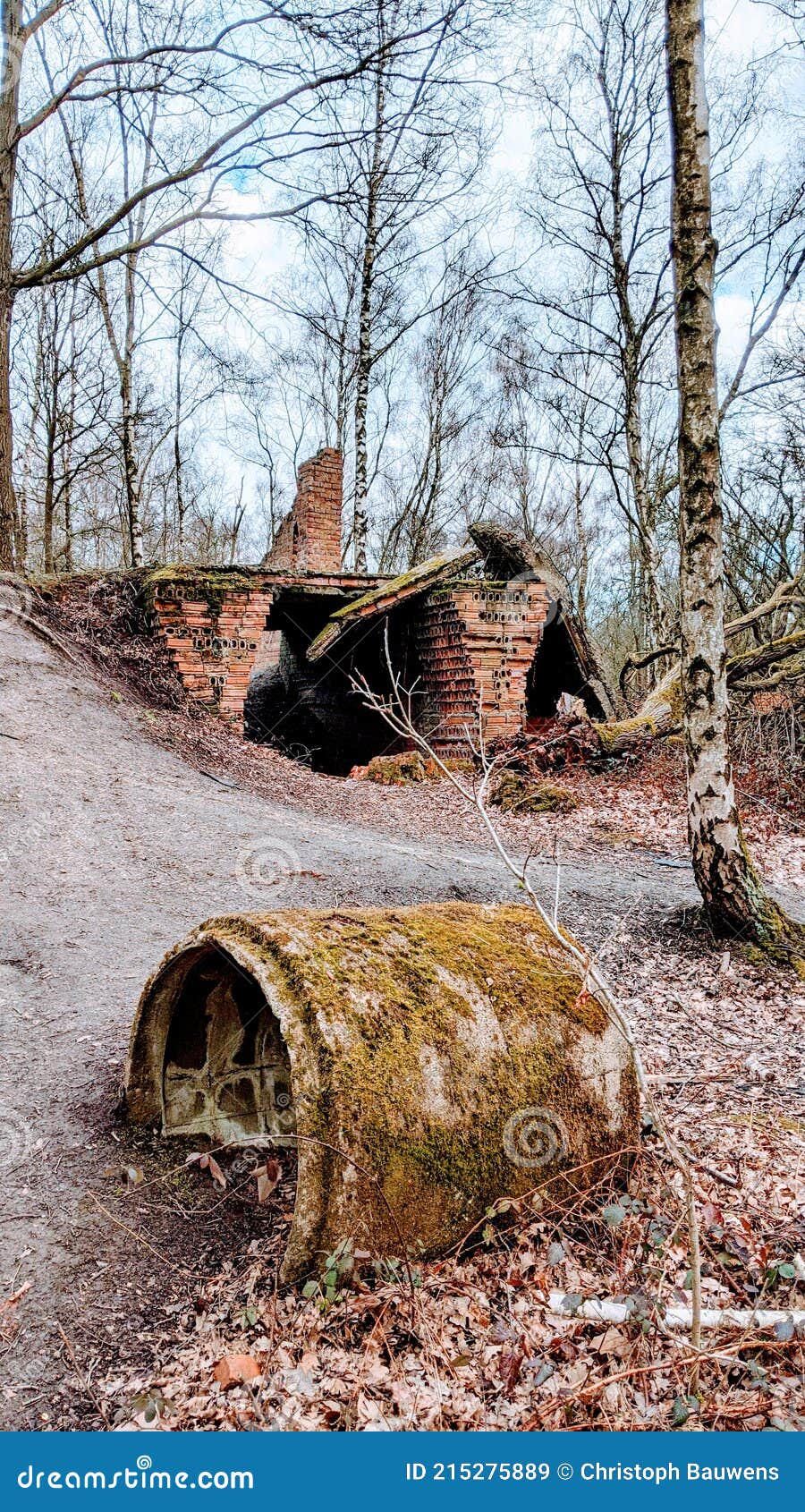 Urbex ramshackled building stock image. Image of rock - 215275889