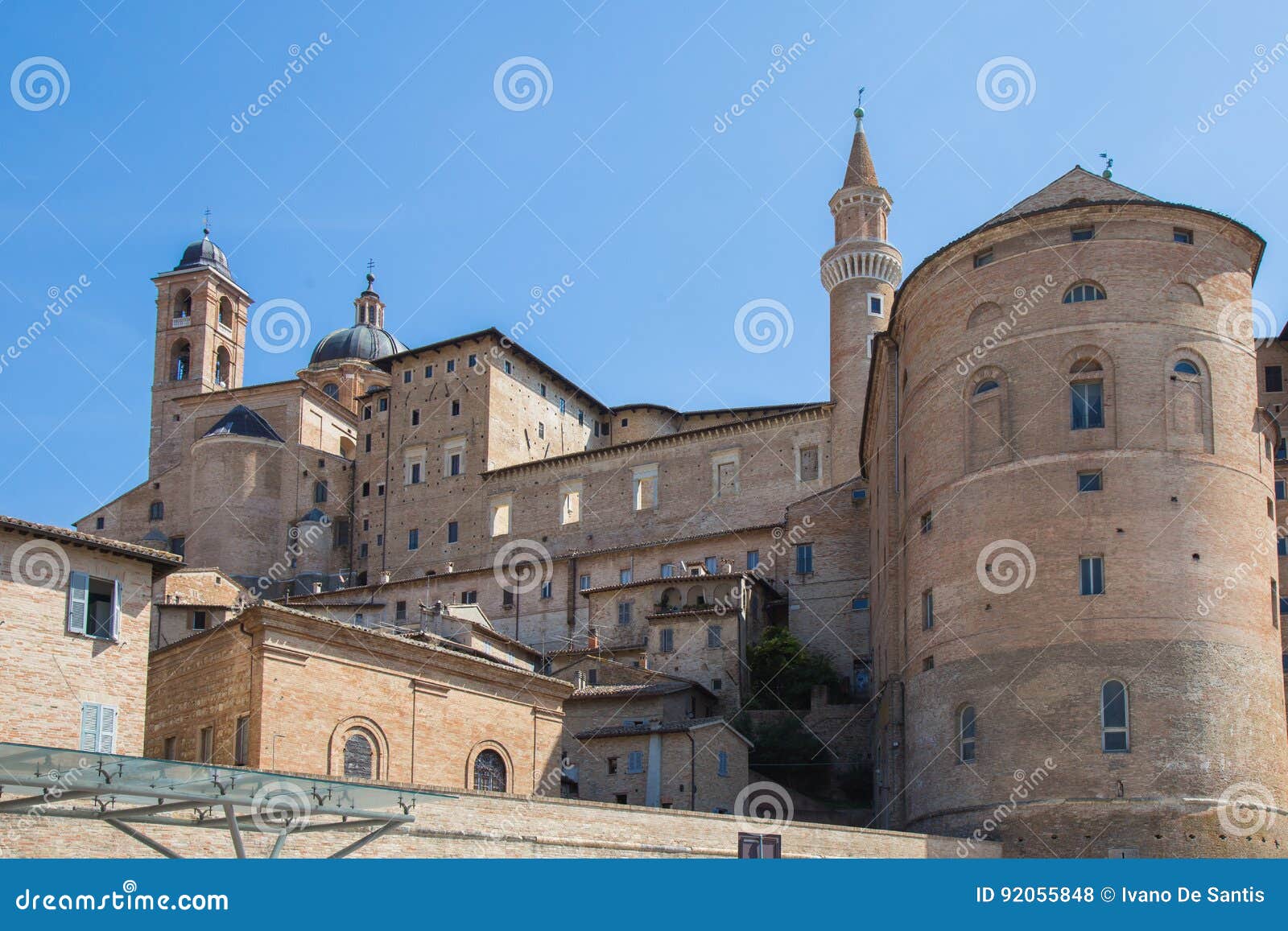 Urbino Ducal Palace stock photo. Image of medieval, culture - 92055848