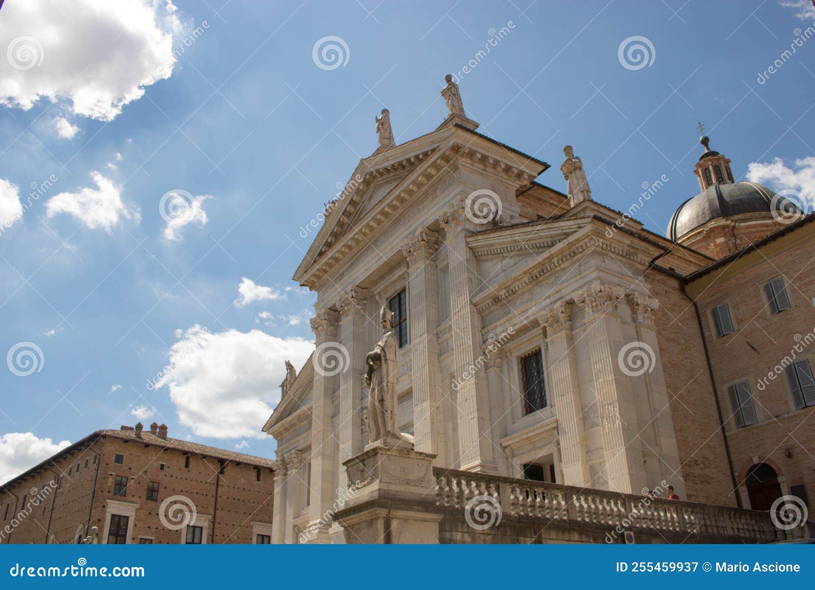 Urbino, Italy. stock image. Image of buildings, landscape - 255459937
