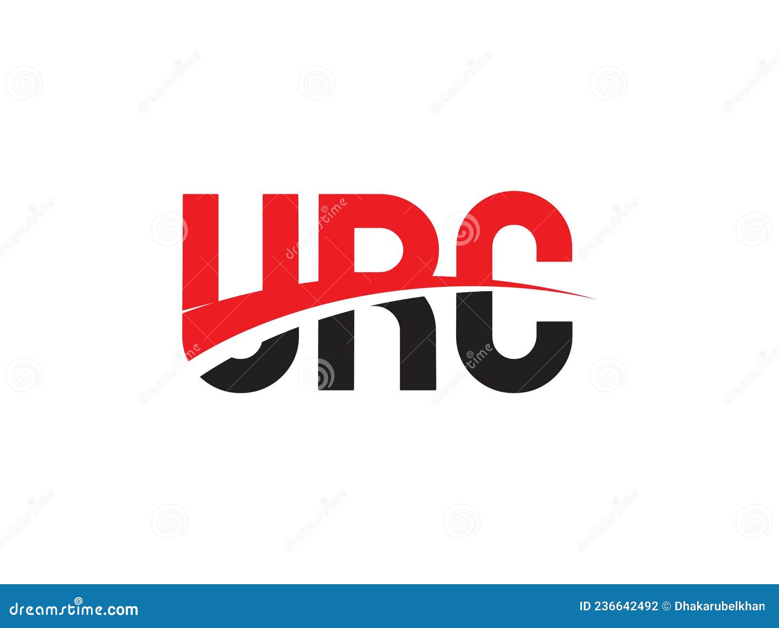 URC Letter Initial Logo Design Vector Illustration Stock Vector ...