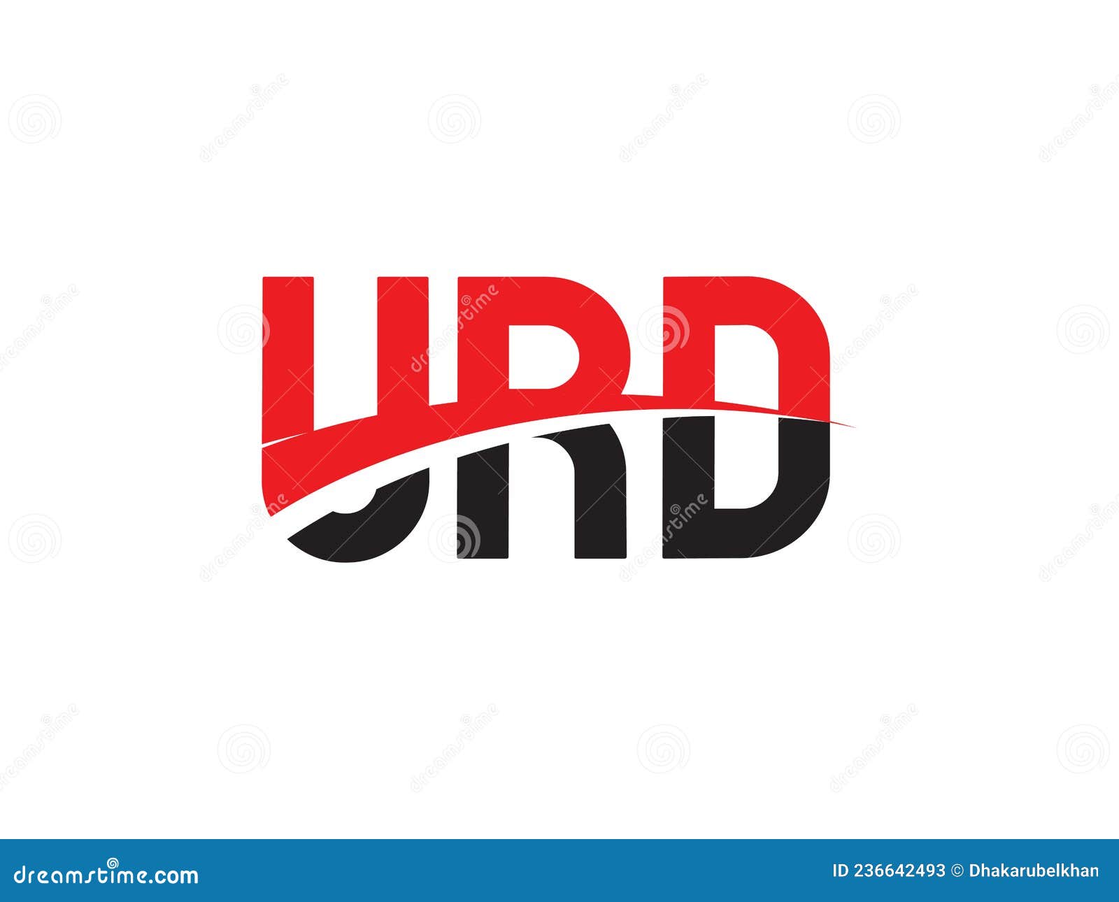 URD Letter Initial Logo Design Vector Illustration Stock Vector ...