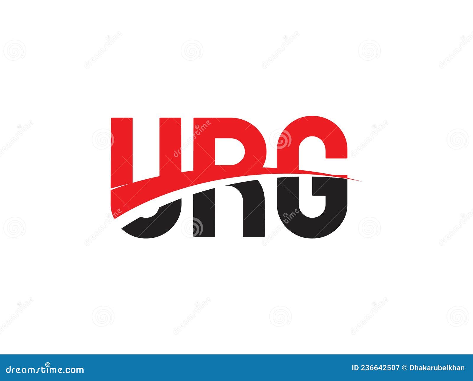URG Letter Initial Logo Design Vector Illustration Stock Vector ...