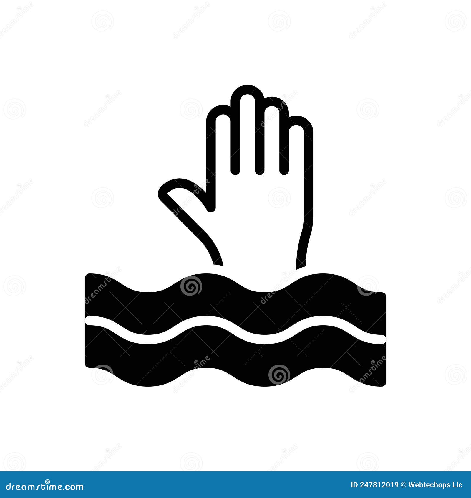 Black Solid Icon for Urge, Help and Exhort Stock Vector - Illustration ...