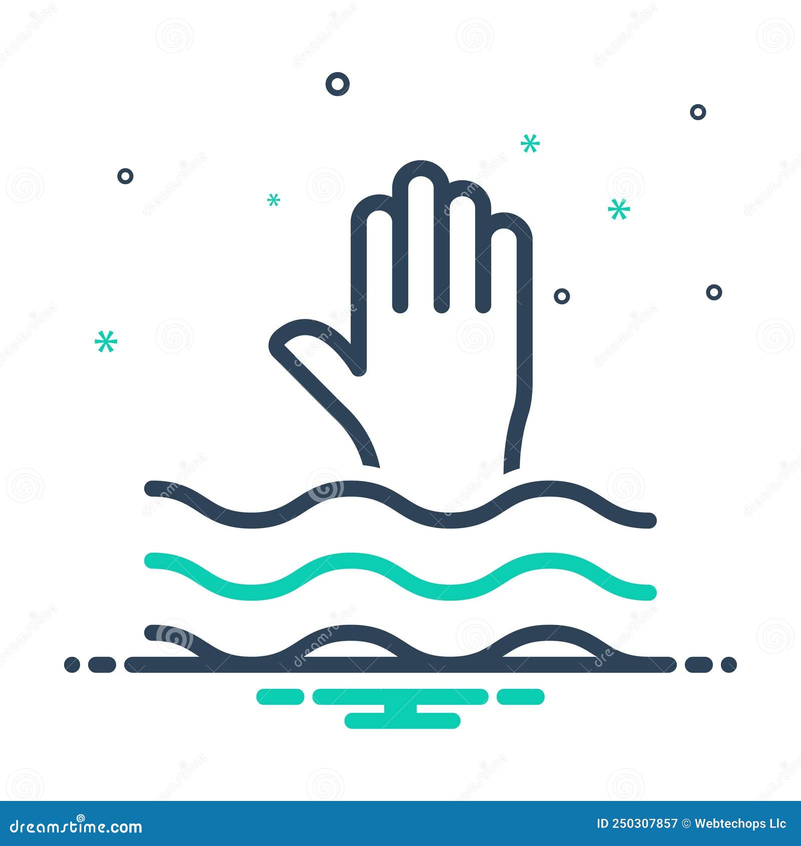 Mix Icon for Urge, Help and Exhort Stock Illustration - Illustration of ...