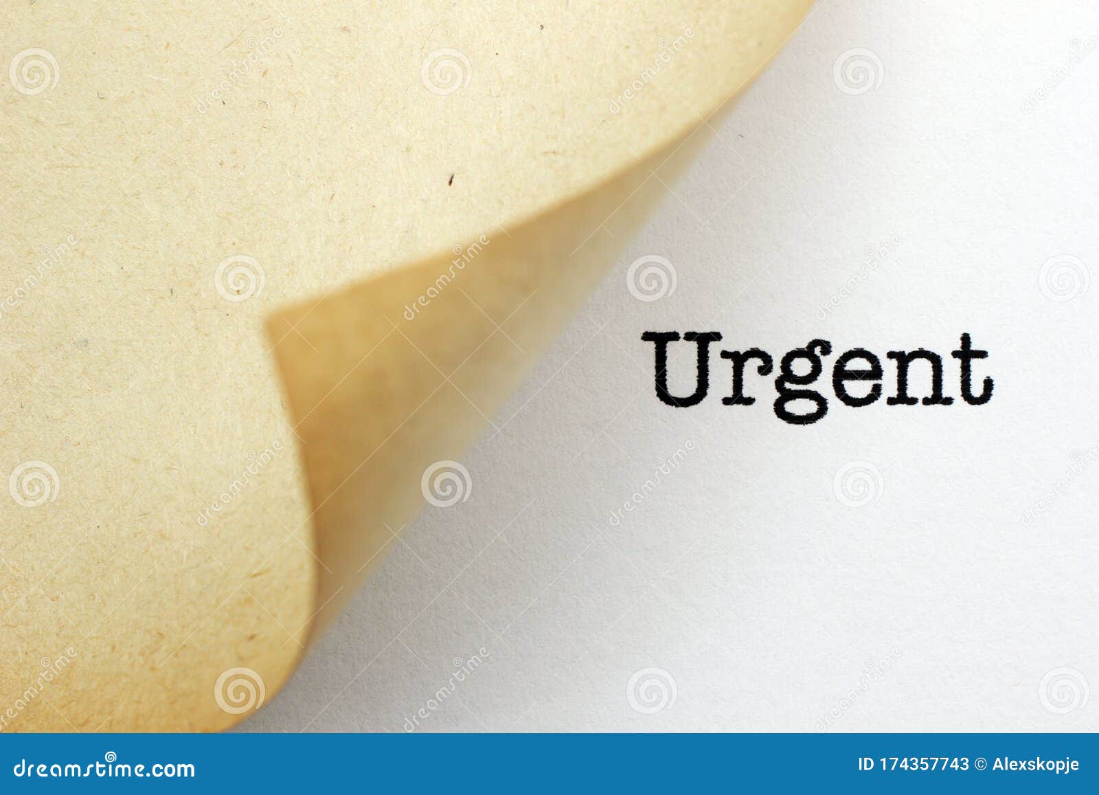 Urgent stock image. Image of document, letter, business - 174357743