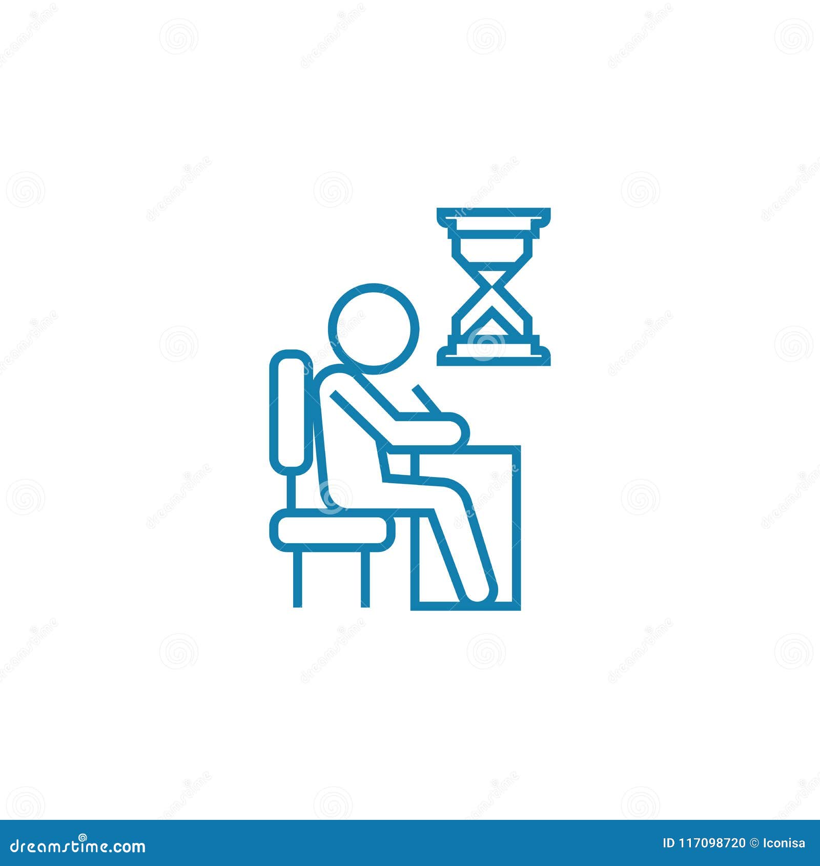 Assignment Linear Logo Mark In Black And White Vector Illustration ...