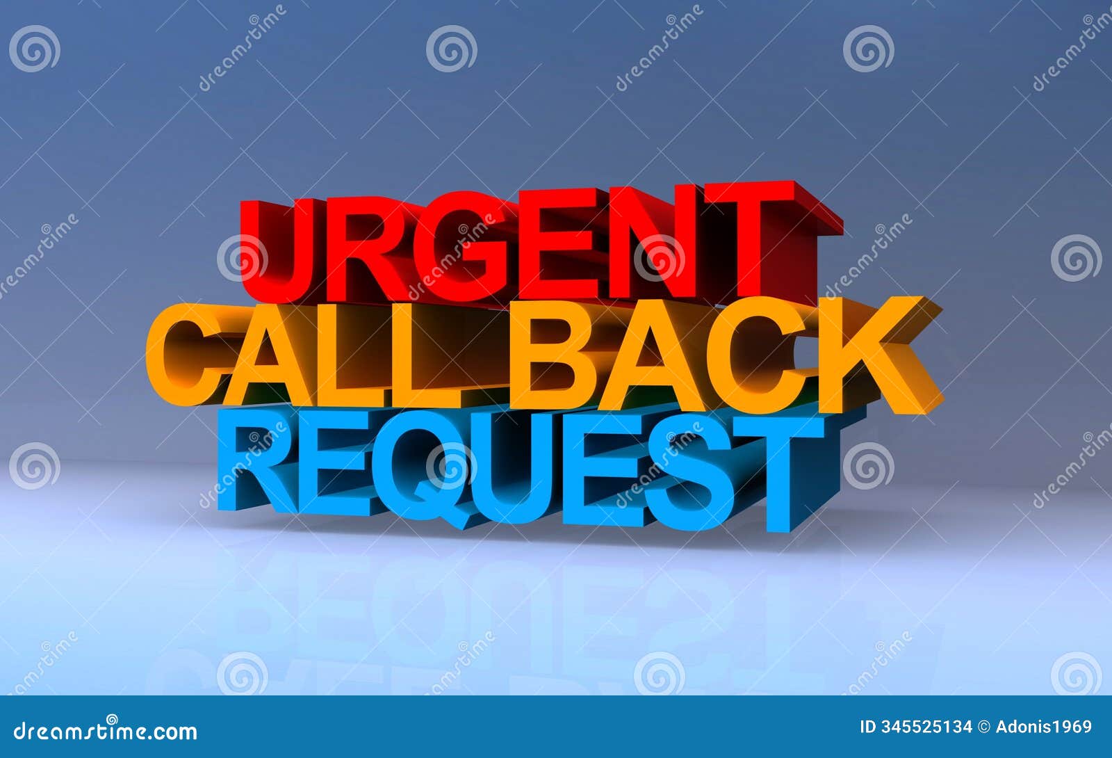 Urgent Call Back Request on Blue Stock Photo - Image of client, quick ...