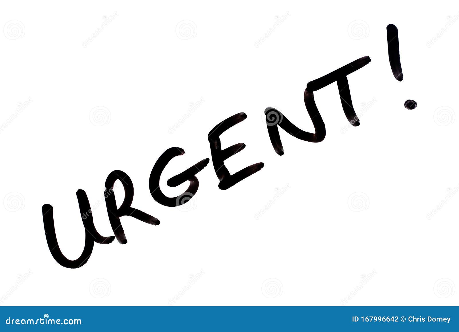 URGENT stock illustration. Illustration of phrase, handwritten - 167996642