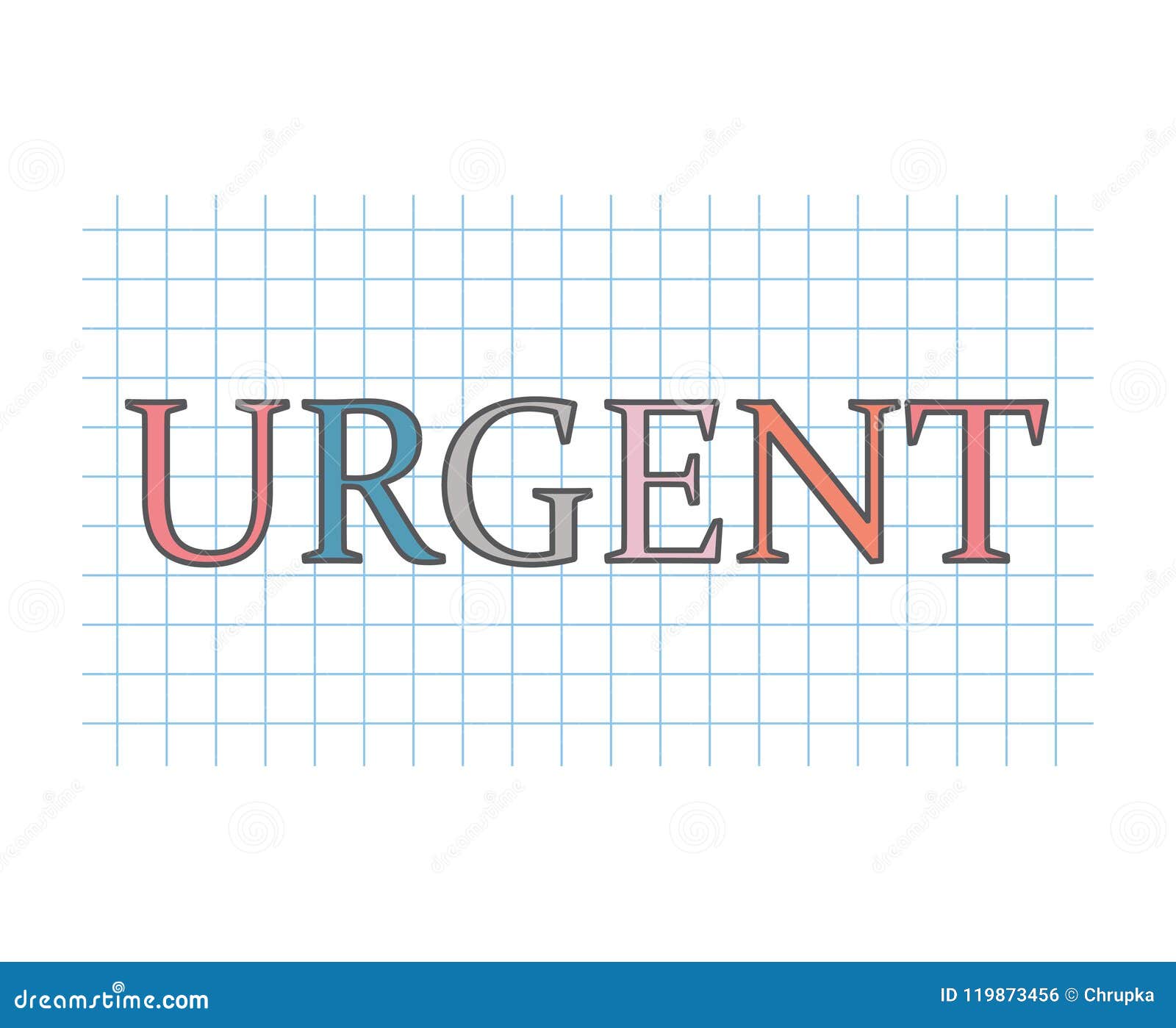 Urgent concept stock vector. Illustration of label, graphic - 119873456
