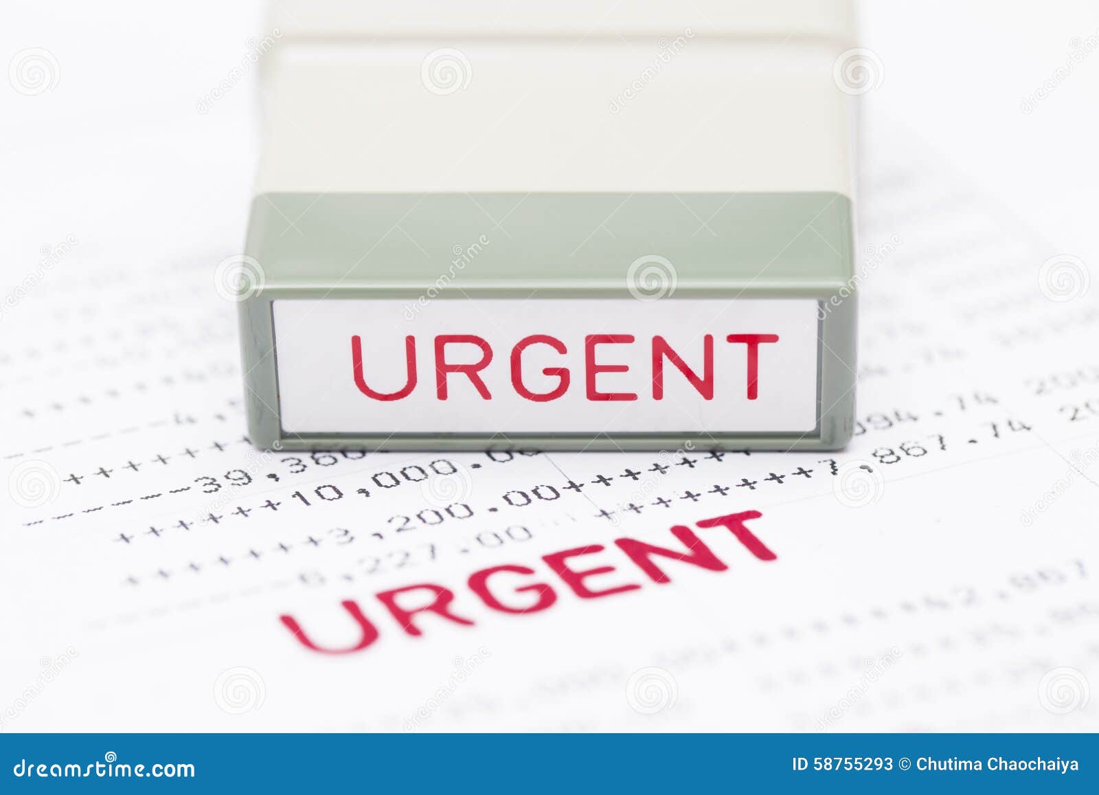 Urgent Document, Bank Statement Stock Image - Image of mail, bank: 58755293