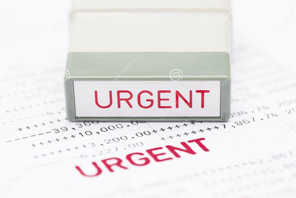 Urgent Document, Bank Statement Stock Image - Image of mail, bank: 58755293