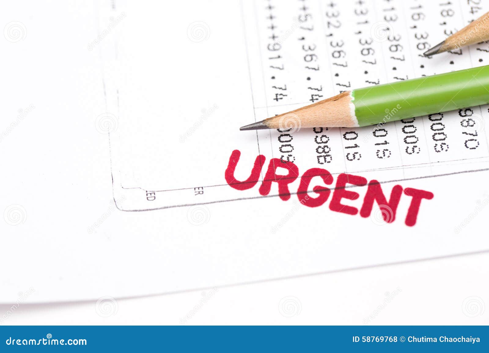 Urgent Document, Bank Statement Stock Photo - Image of deadline, office ...