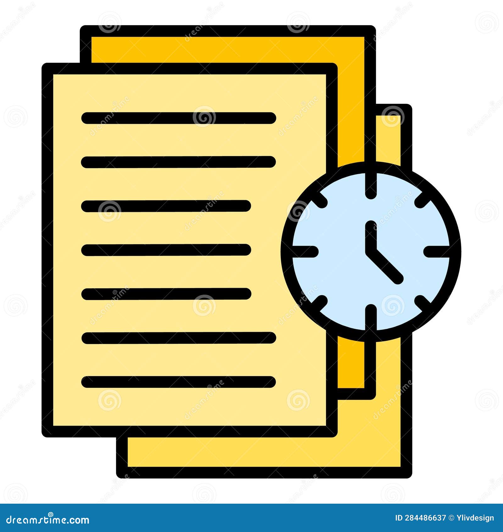 Urgent Document Icon Vector Flat Stock Vector - Illustration of product ...