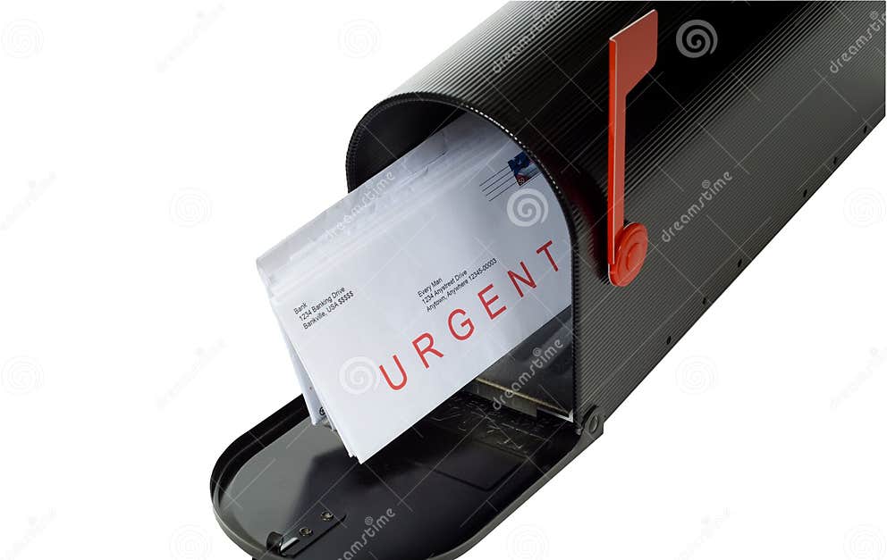 Urgent Letter stock image. Image of metal, delivered, postal - 3104067