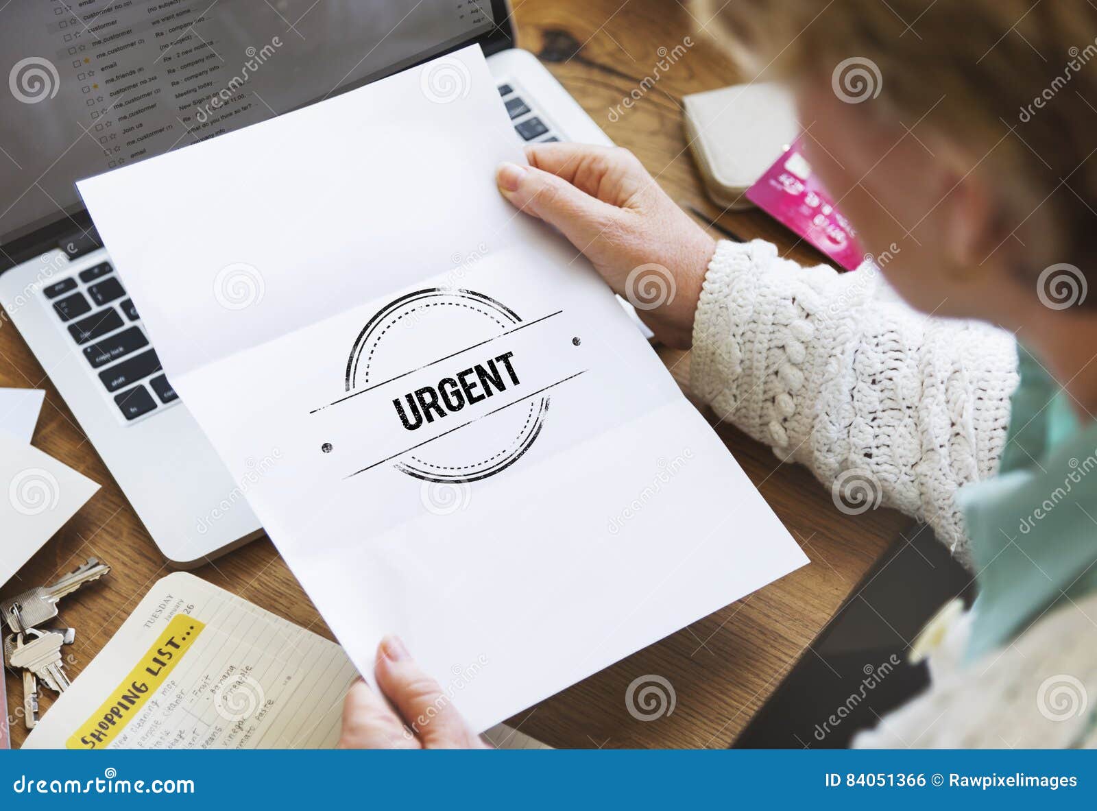 Urgent Notice Important Quick Serious Speed Concept Stock Photo - Image ...