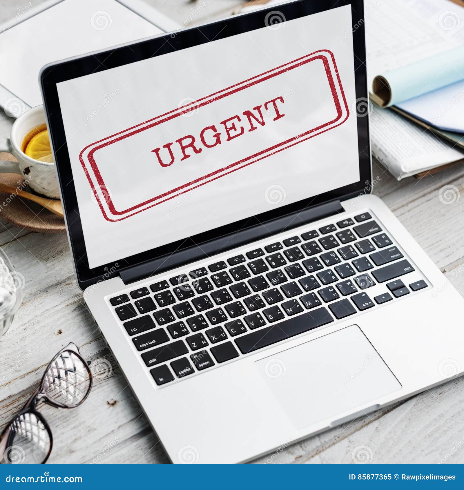 Urgent Notice Important Quick Serious Speed Concept Stock Image - Image ...