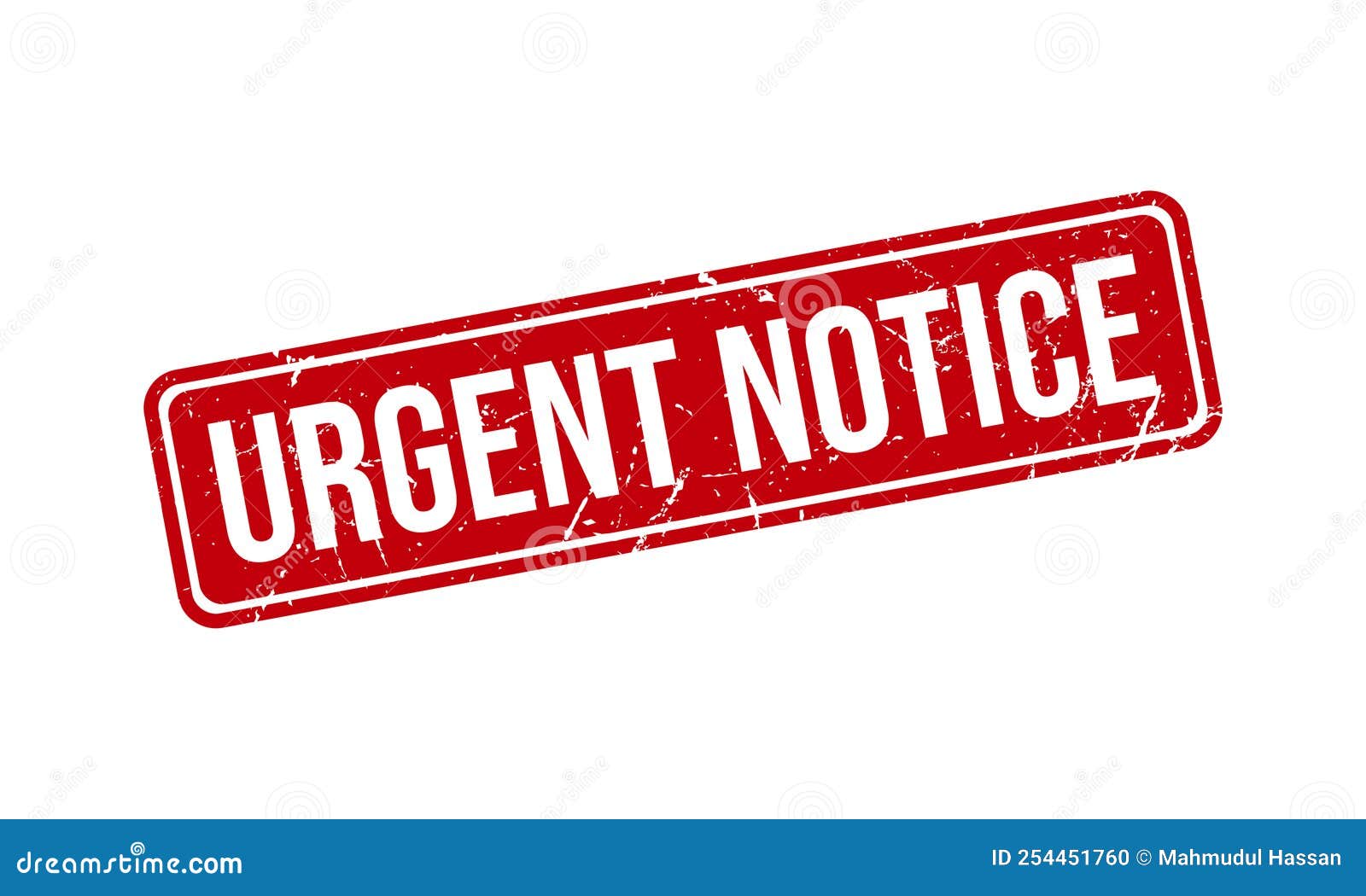 Urgent Notice Rubber Stamp. Urgent Notice Grunge Stamp Seal Vector ...