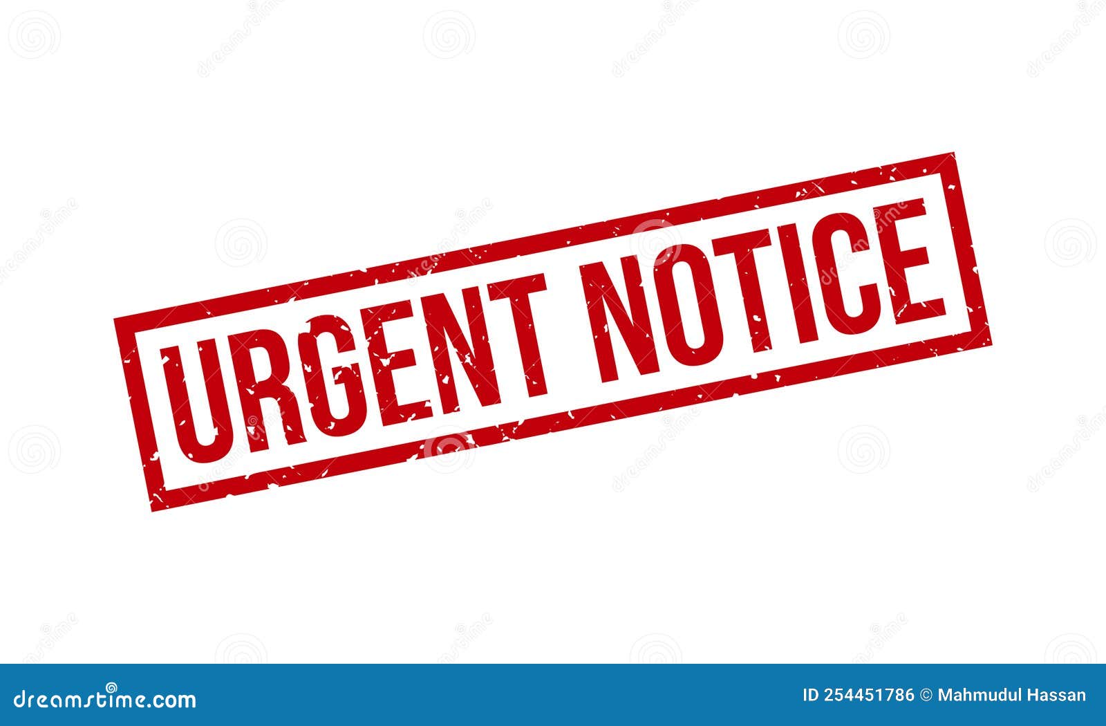 Urgent Notice Rubber Stamp. Urgent Notice Grunge Stamp Seal Vector ...