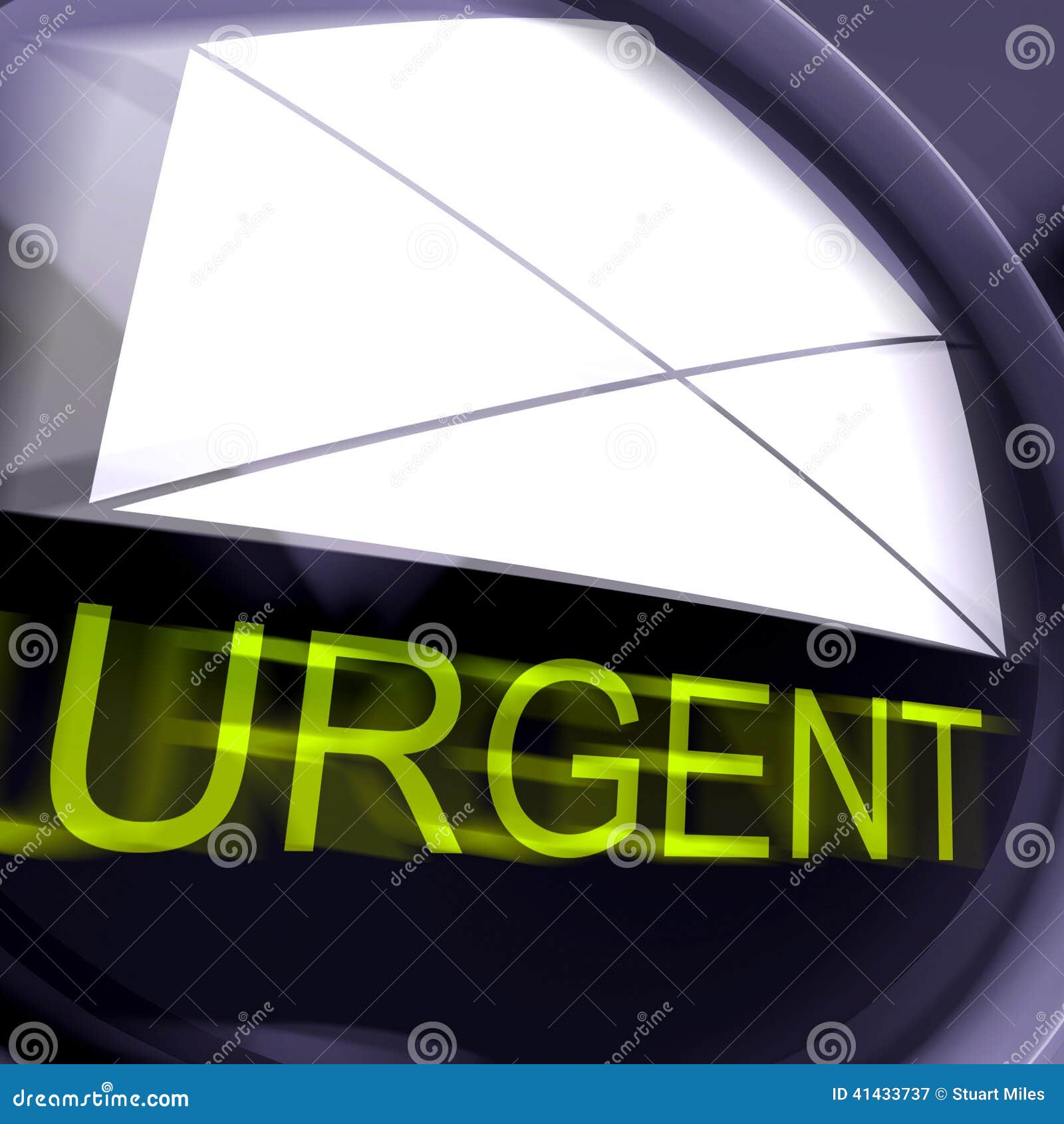 Urgent Postage Means High Priority or Very Important Mail Stock ...