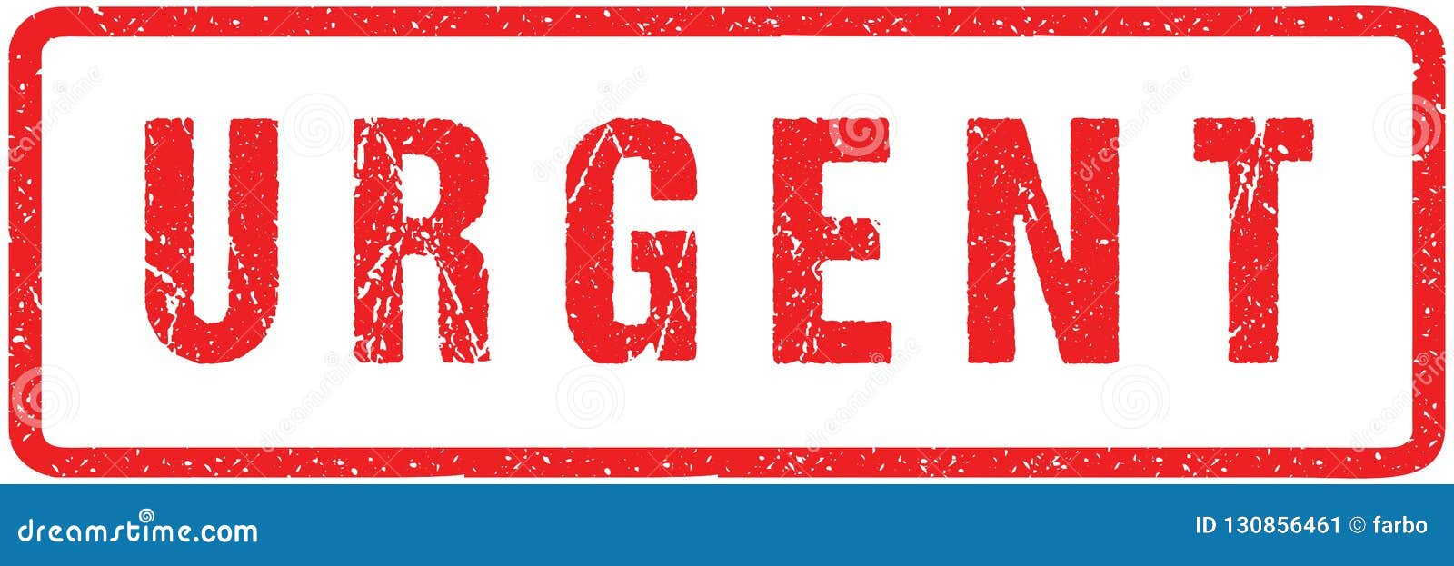 Urgent Red Seal Seal Rough Letters Isolated on White. Red Ink Grunge ...