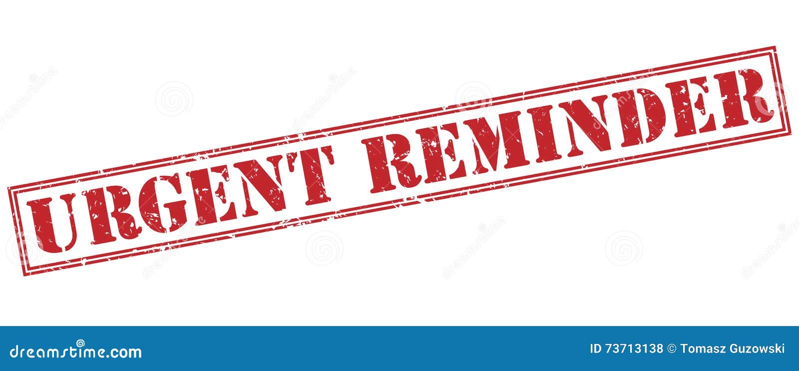 URGENT REMINDER Royalty-Free Stock Photography | CartoonDealer.com ...