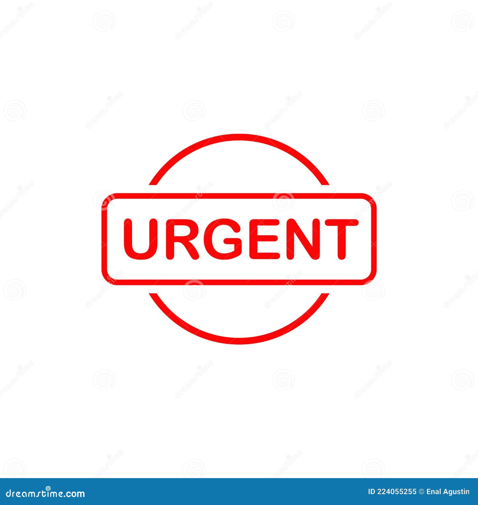Urgent Sign Icon Logo Design Template Stock Vector - Illustration of ...