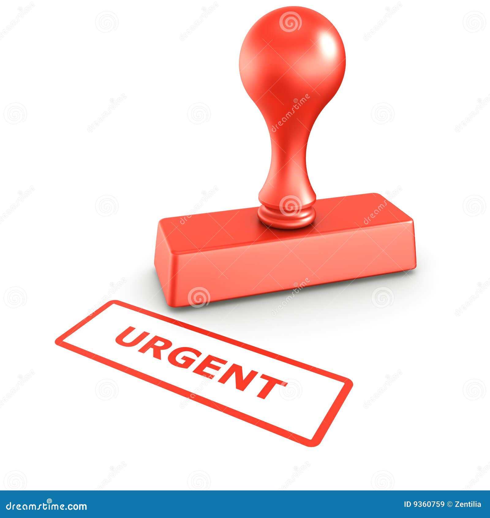 Urgent stamp stock illustration. Image of office, isolated - 9360759