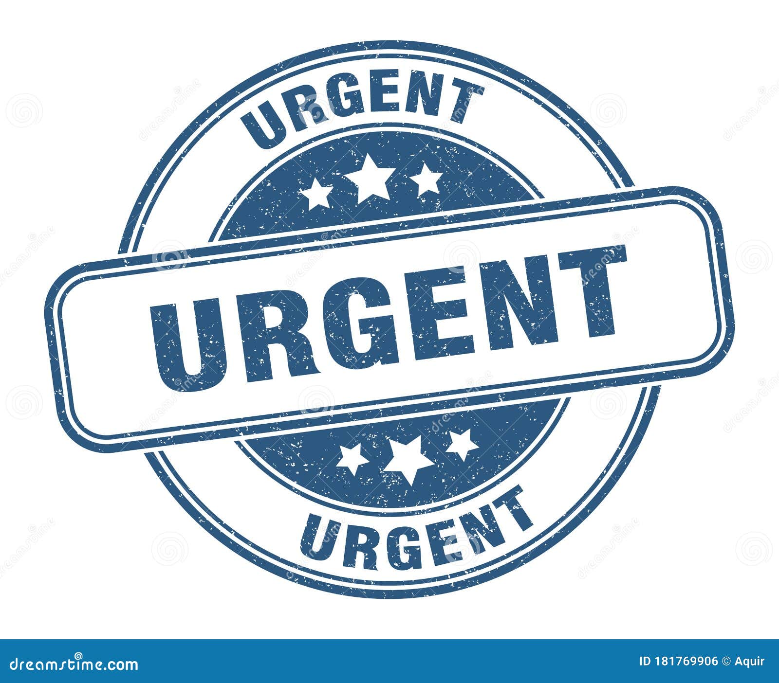 Urgent Stamp Cartoon Vector | CartoonDealer.com #100709009