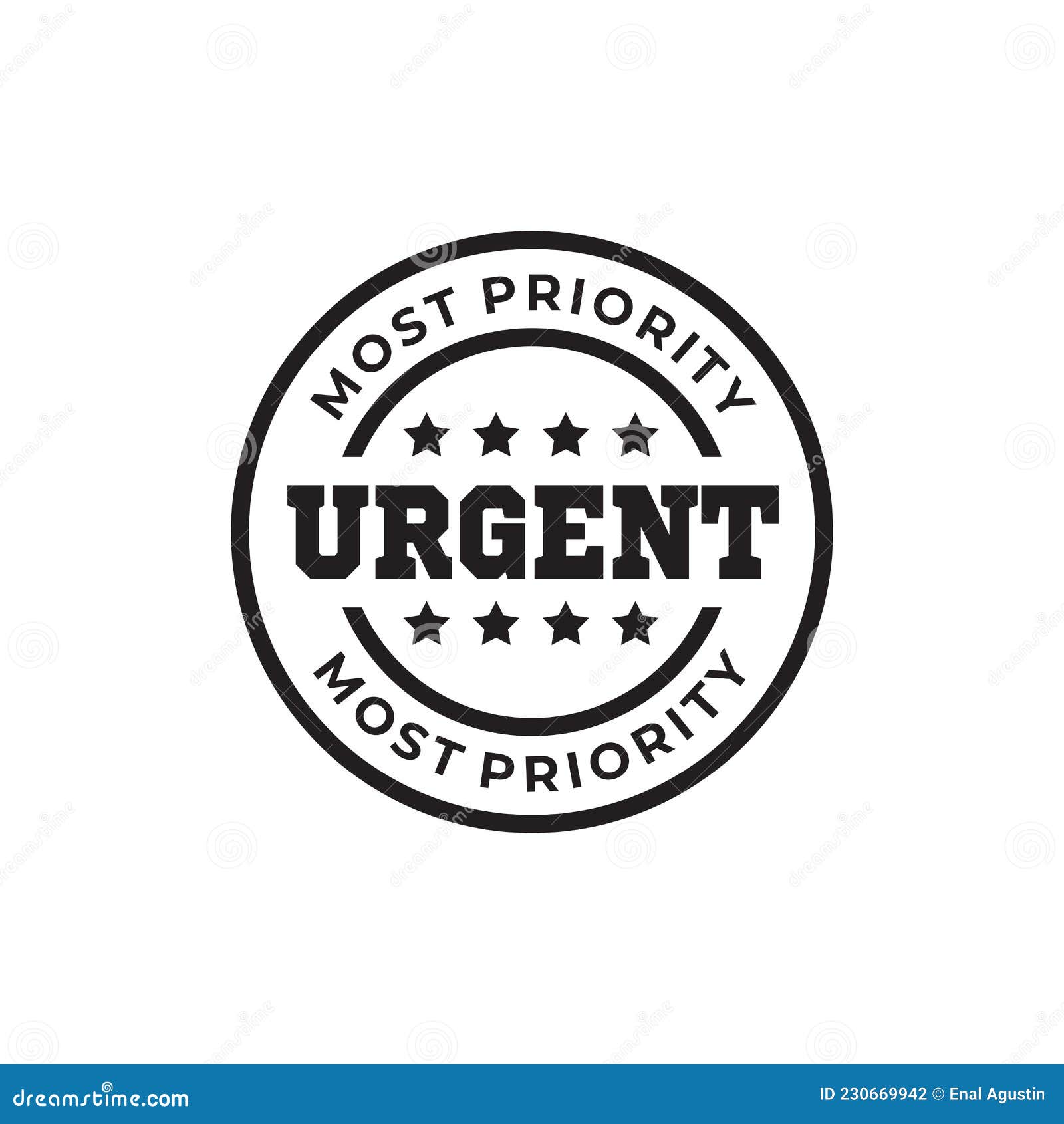 Urgent Text Word Design Template Stock Vector - Illustration of bubble ...