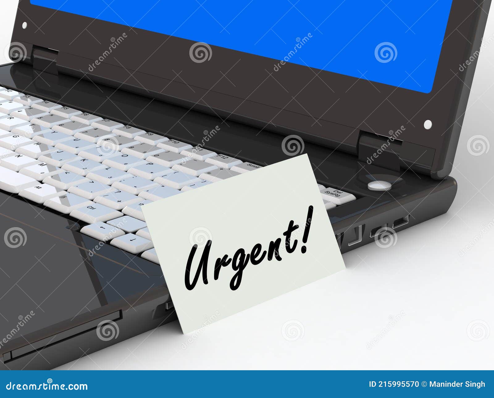 Urgent. stock photo. Image of empty, blackboard, fired - 215995570