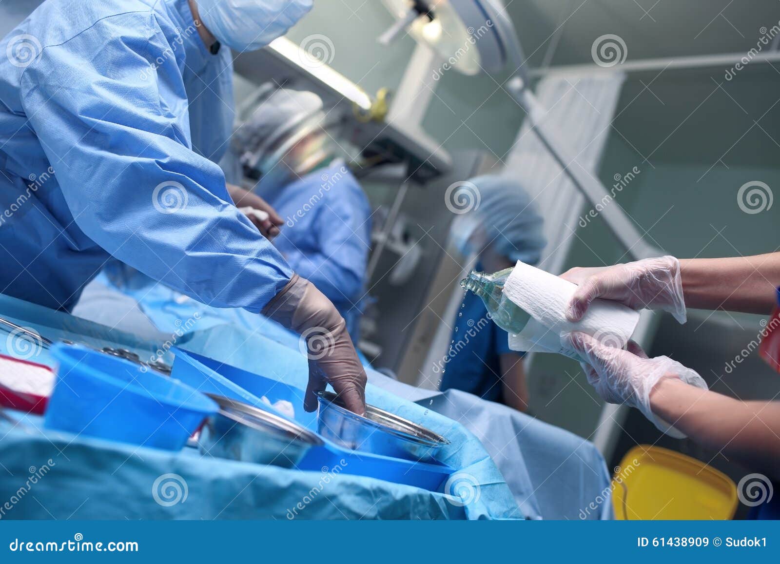 Urgent Work of the Surgical Team in Action Stock Image - Image of ...