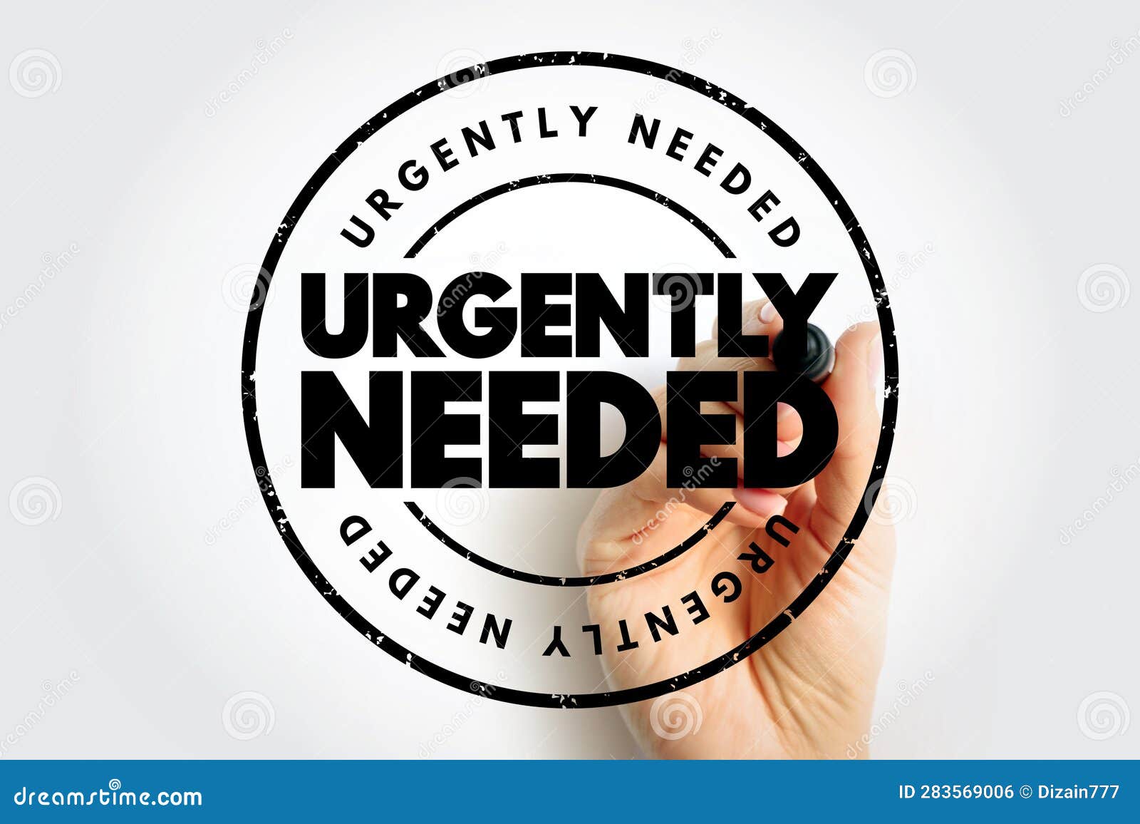 Urgently Needed Text Stamp, Concept Background Stock Photo - Image of ...